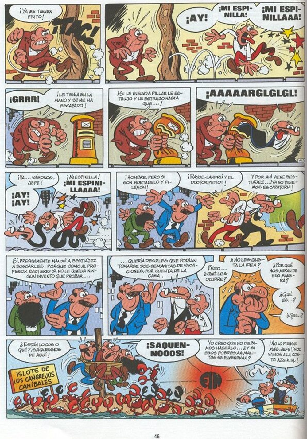 MORTADELO Y FILEMON-Los inventos del Profesor Bacterio-EM ESPANHOL