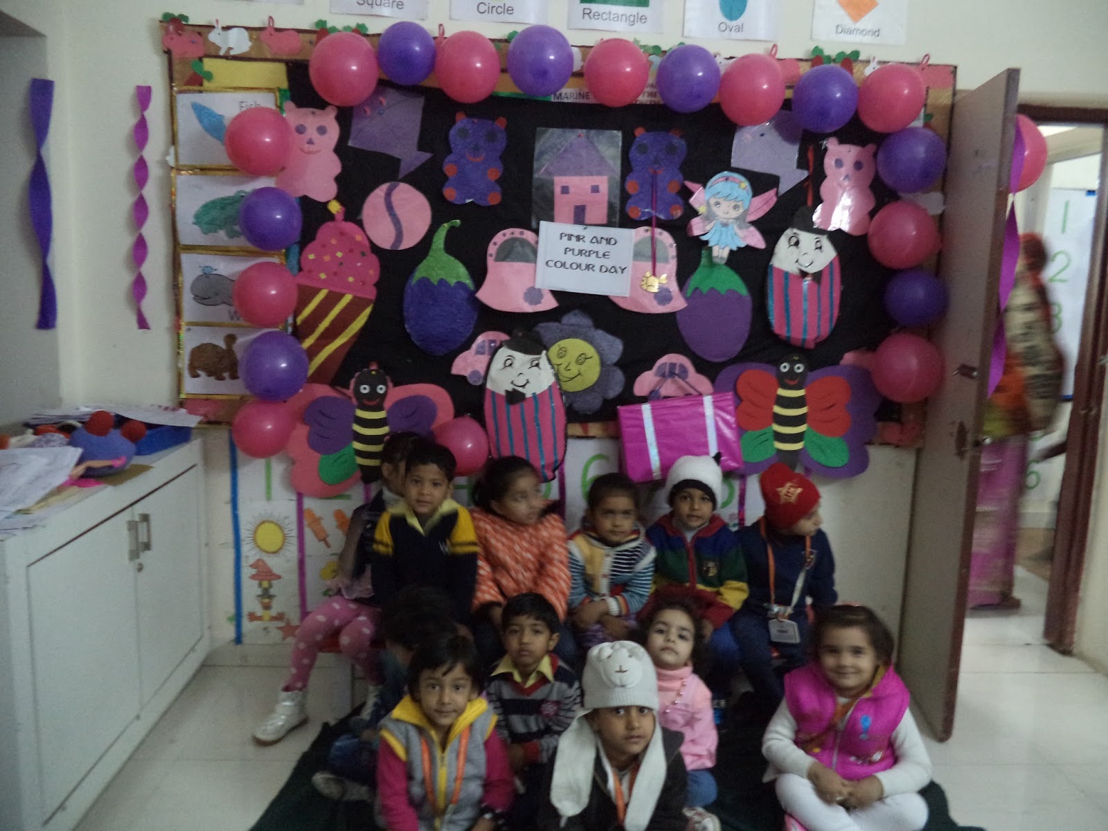 On the top of the World...: Pink & Purple Color Day Celebration, Witty ...