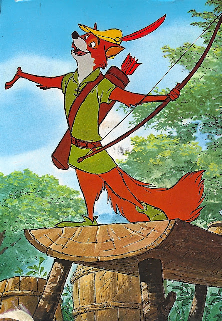 My Favorite Postcards: Map of Sherwood Forest and the Legend of Robin Hood