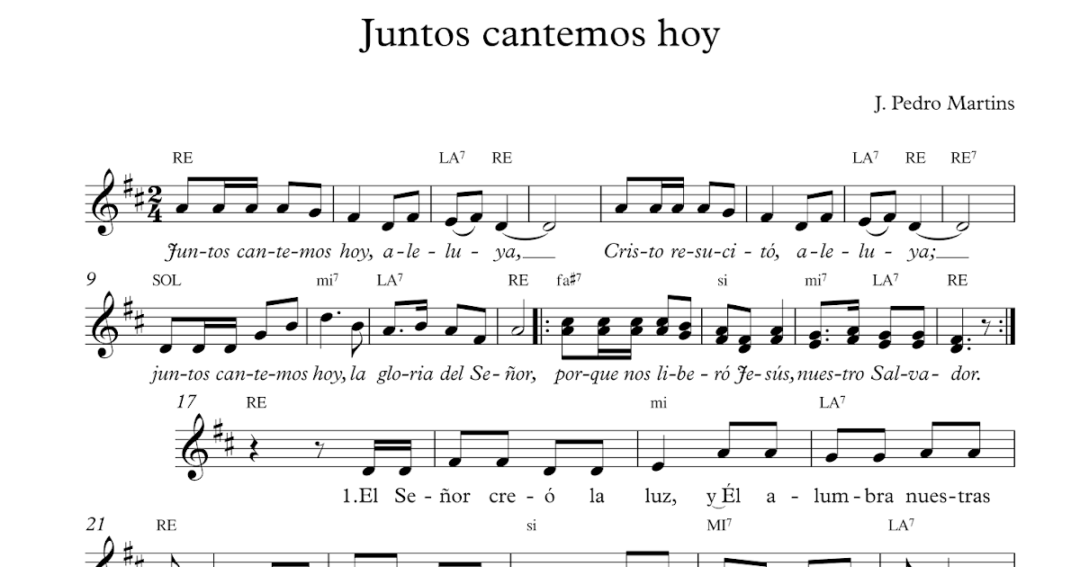 Juntos cantemos hoy | Yo canto como David