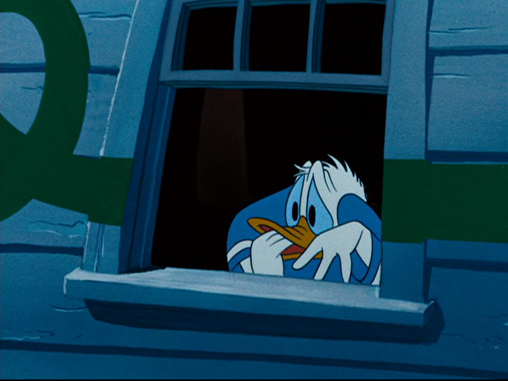 Donald Duck Scared