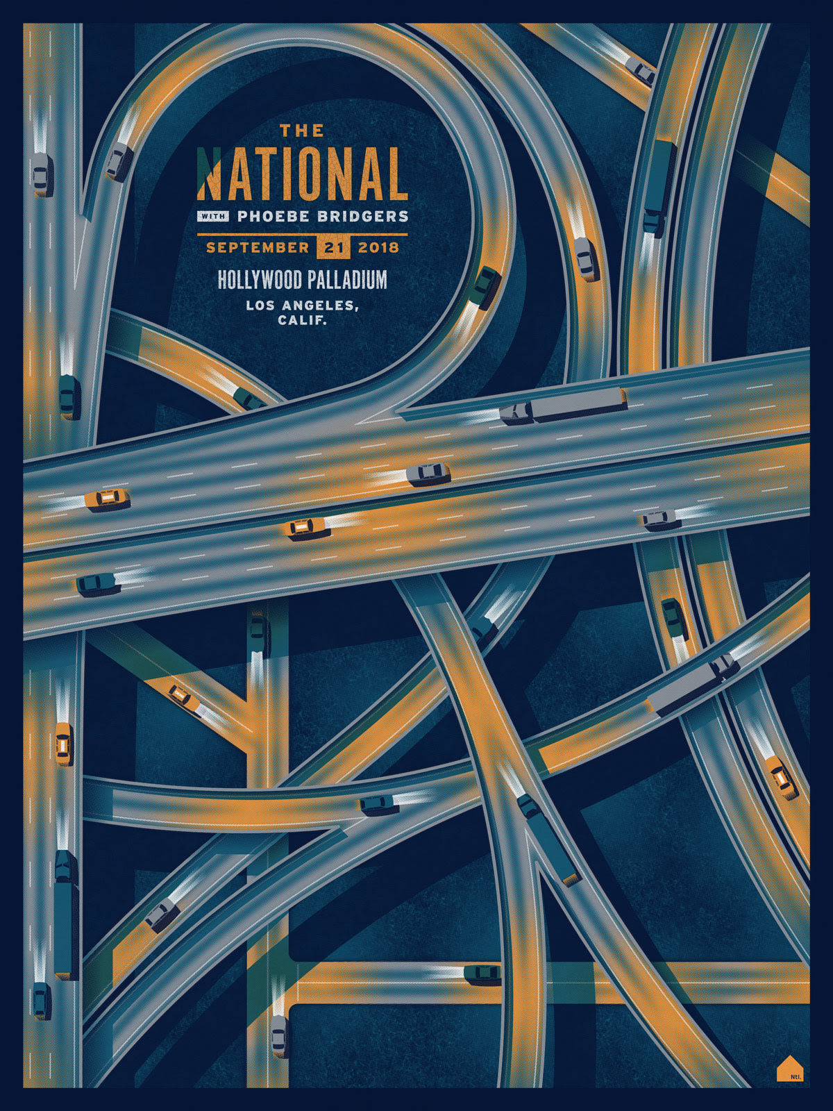 INSIDE THE ROCK POSTER FRAME BLOG: The National Los Angeles Posters By ...