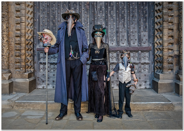 Steampunk Fashion Guide: Steampunk Plague Doctor Family