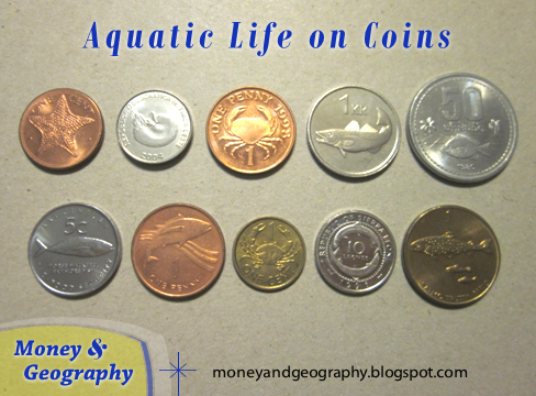 Wonderful World Money (Money & Geography Blog): Coins with Fish
