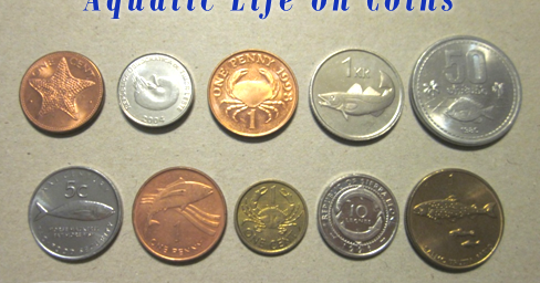 Wonderful World Money (Money & Geography Blog): Coins with Fish