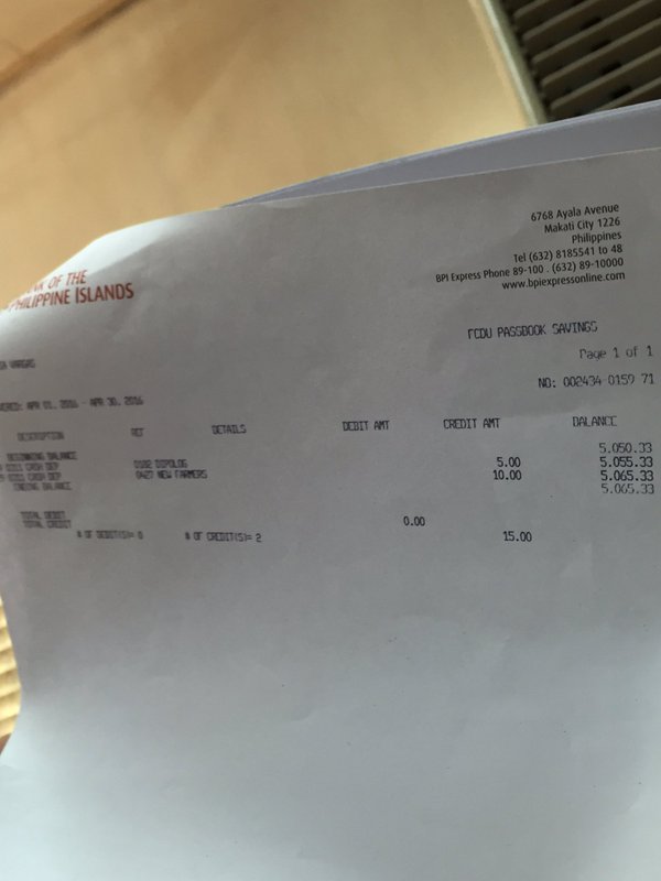 Rodrigo Duterte Shows BPI Bank Balances ~ Wazzup Pilipinas News and Events