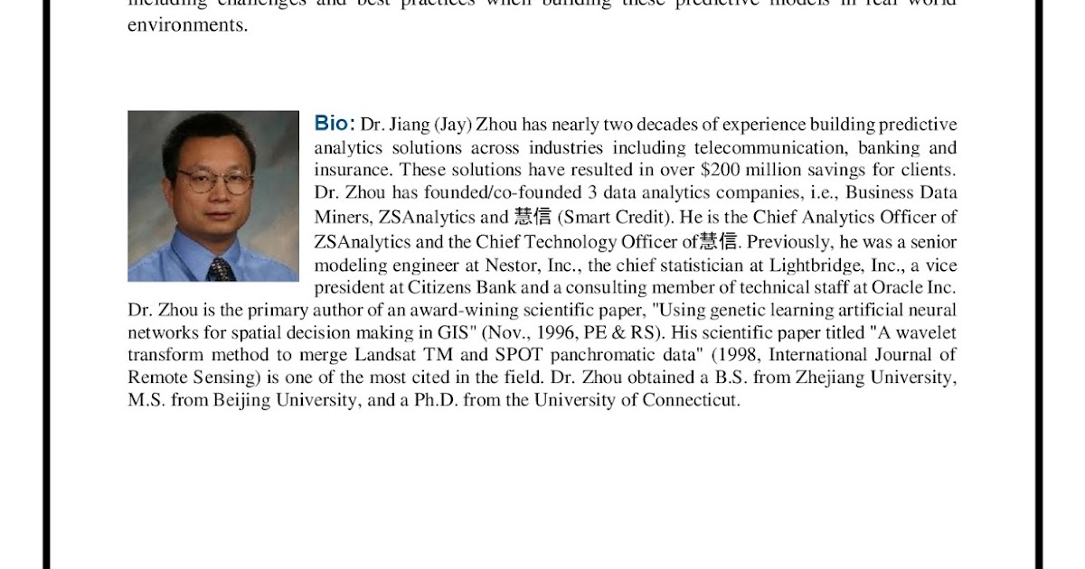 Deep Data Mining Blog: Dr. Jiang Zhou will Give a Talk at The ...