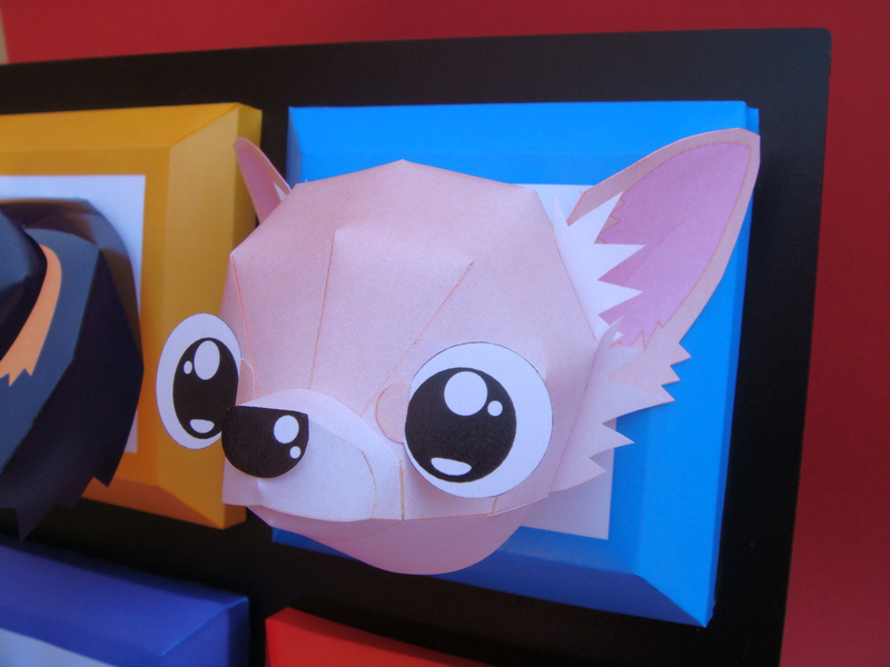 Atochero Papercrafts: Pinoart Papercraft Smile Dogs Little