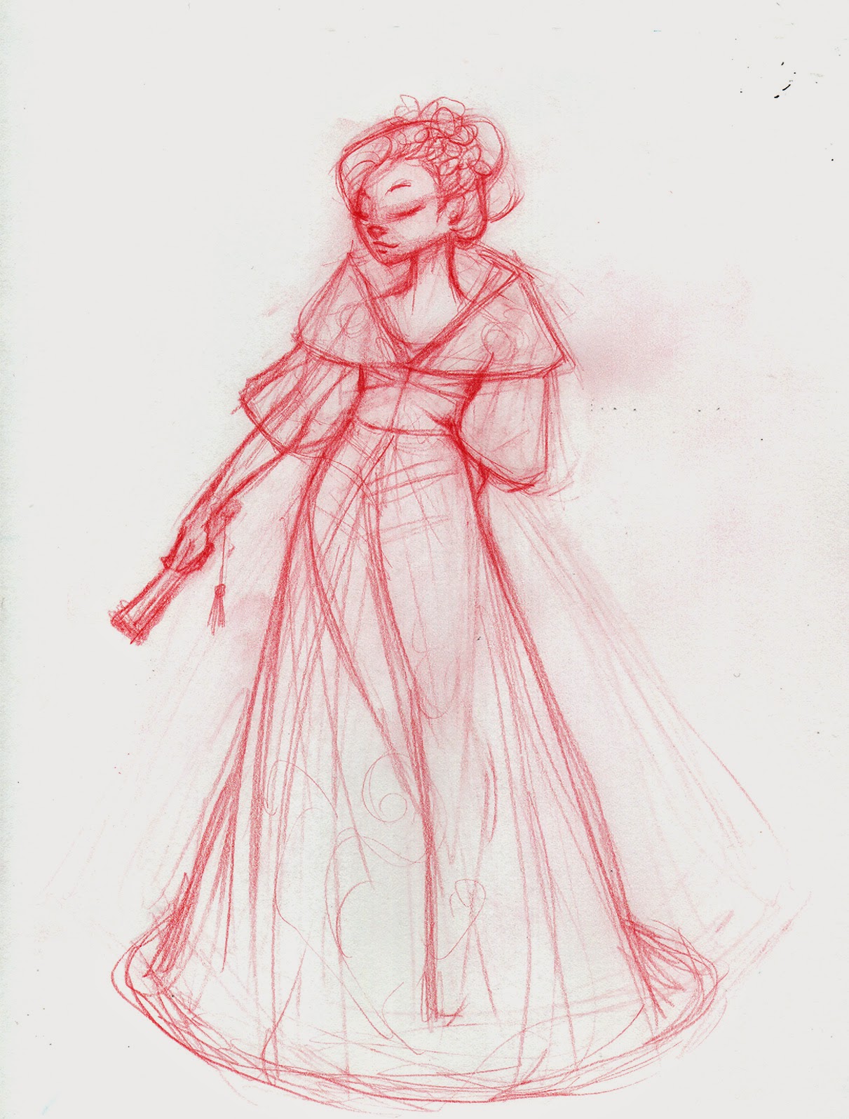 Filipino Traditional Dress Drawing