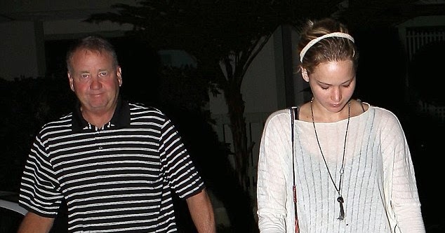 Dad To The Rescue For Jennifer Lawrence