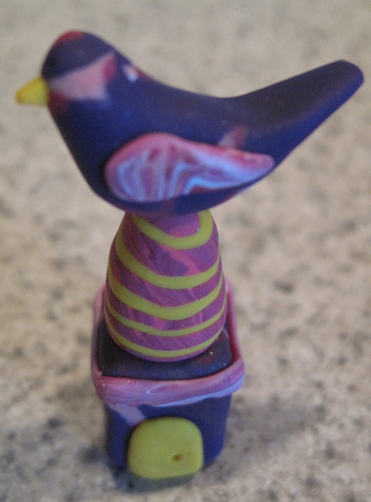 Angela Anderson Art Blog: Polymer Clay Birds & Houses - After School Art