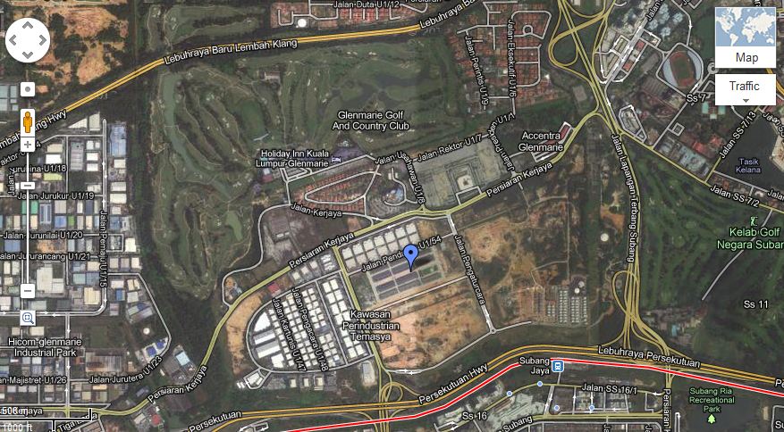 Glenmarie Temasya Suria News: Location Map