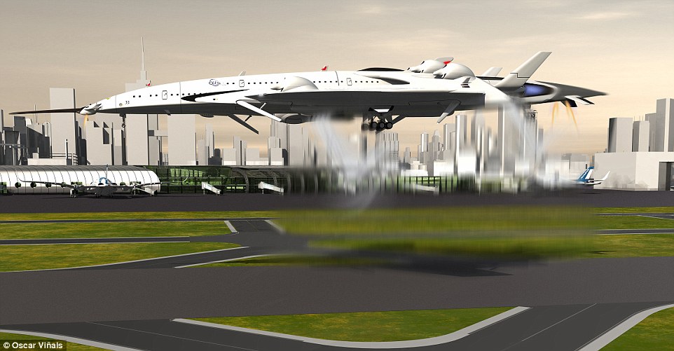 Seduced by the New...: Concept VTOL Supersonic Plane