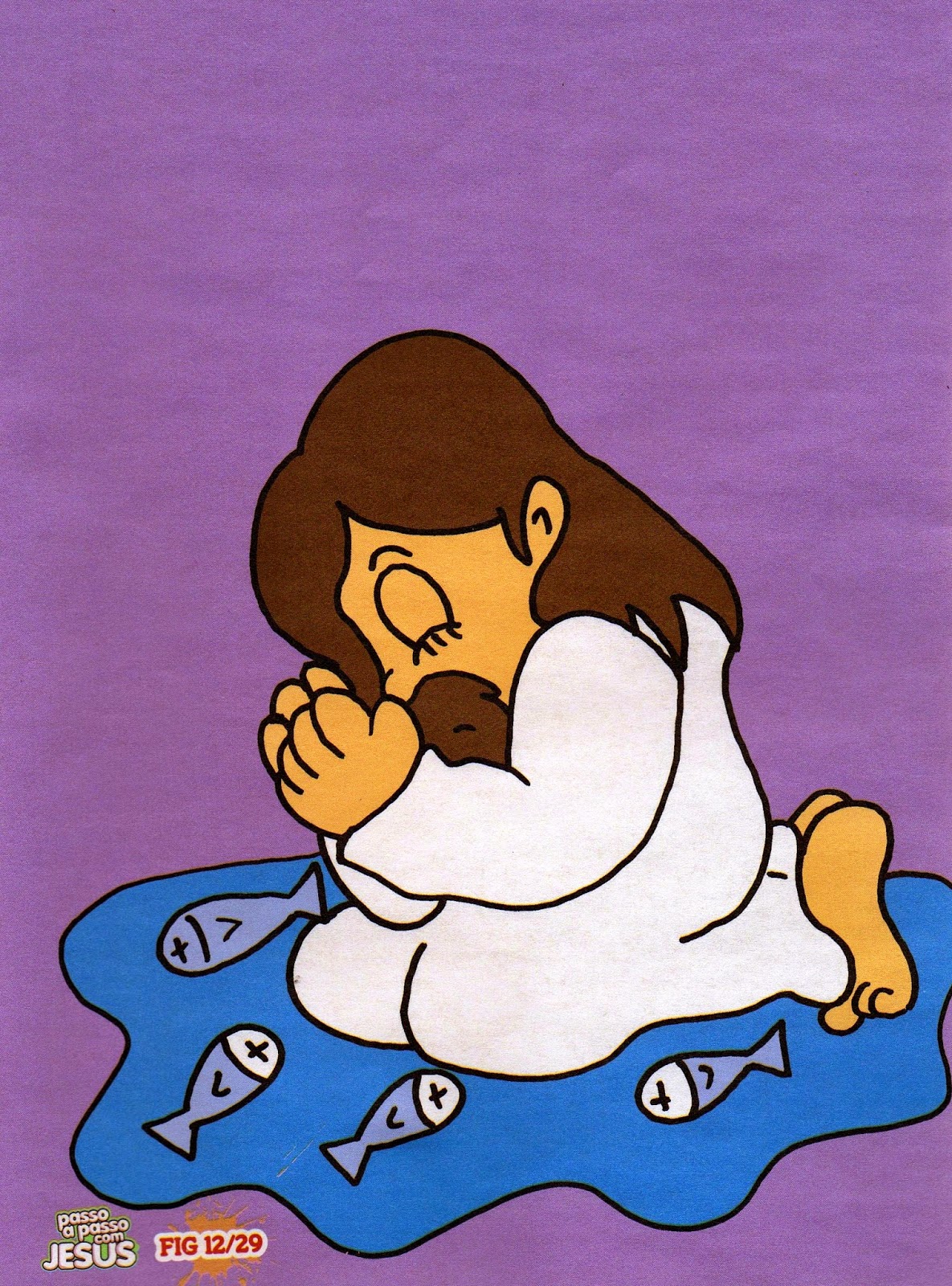 Escola Dominical Infantil: O Profeta Jonas orando no ventre do peixe ...