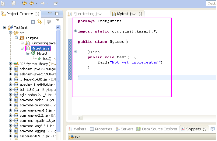 Creating And Running Webdriver Test With Junit And Eclipse Step By Step