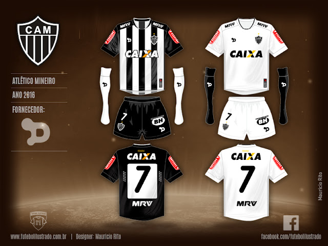 Blog dos Atleticanos - Galo: Todos uniformes da história do Atlético ...