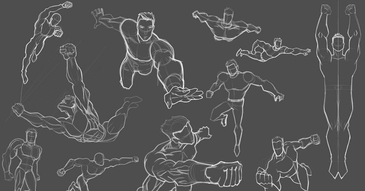 ISketch Weekly: flying poses