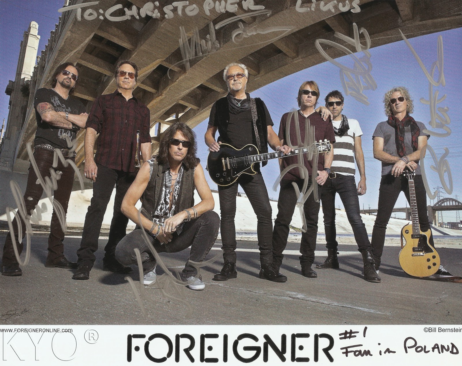 Chris Autographs: Foreigner