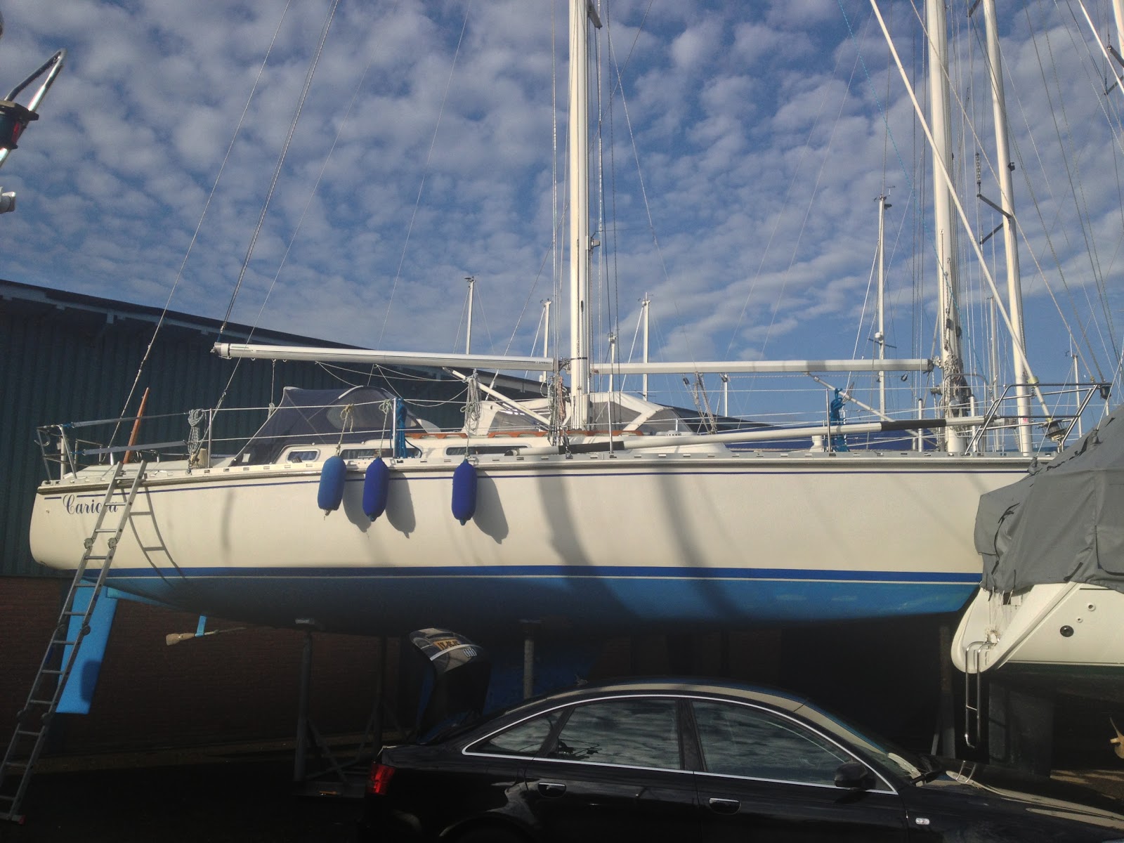 Winterdekzeilen: Afdekzeil Zeilboot