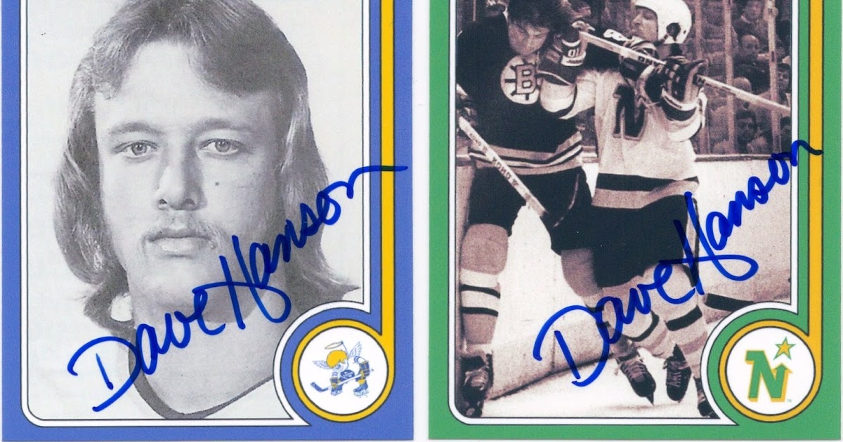 Minnesota Sports Autograph Project: DAVE HANSON