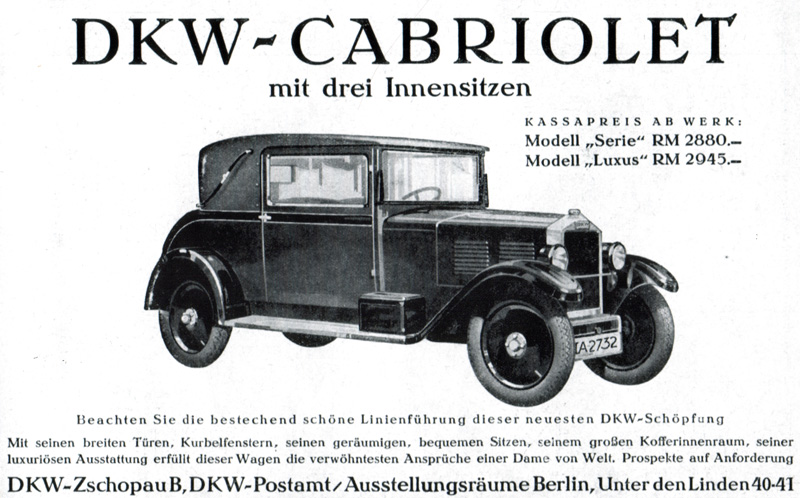 Heinkel Scooter Project: The Big DKW 4=8