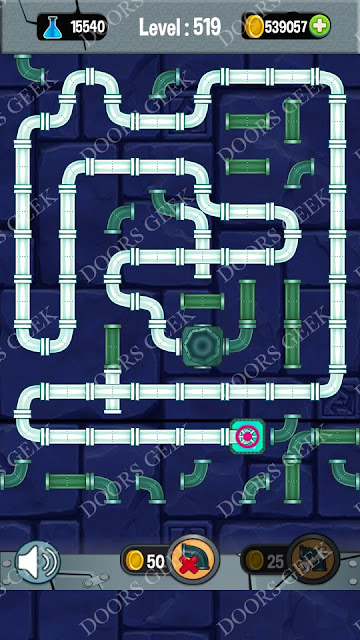 Plumber 3 Level 519 Solution ~ Doors Geek