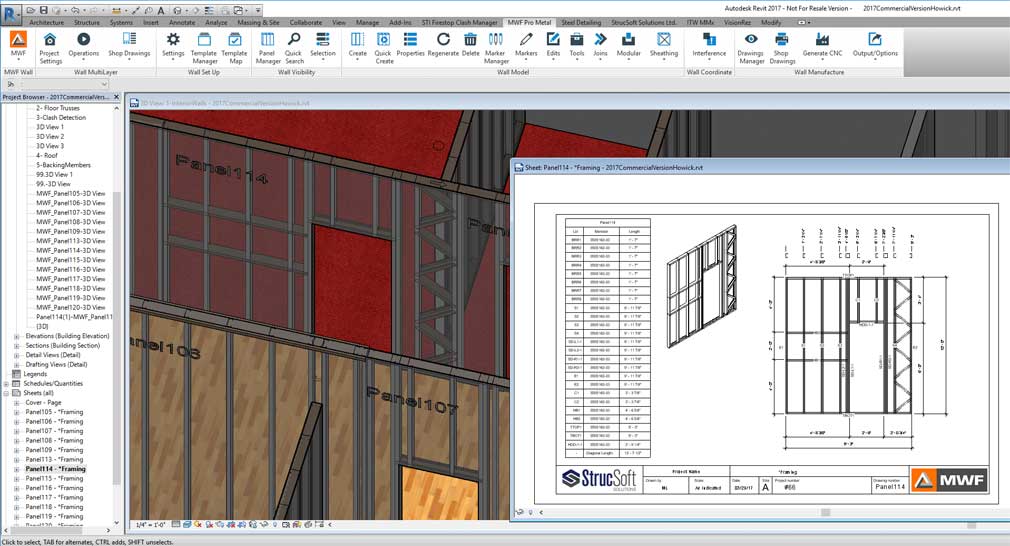 Revit Add-Ons: MWF CNC Modules (Update #2)