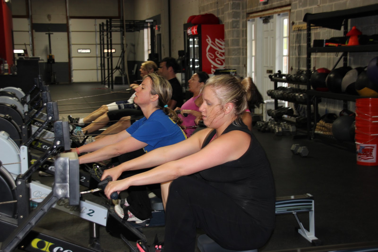 CrossFit St. Louis: 2K erg test: You Can Run (row) But You Can't Hide!