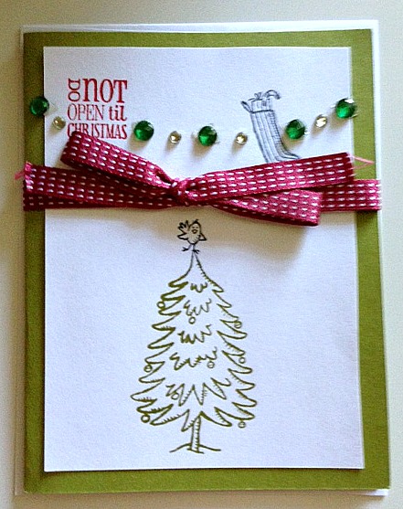 Natasha's Crafting: Christmas Gift Idea #1: Card Box