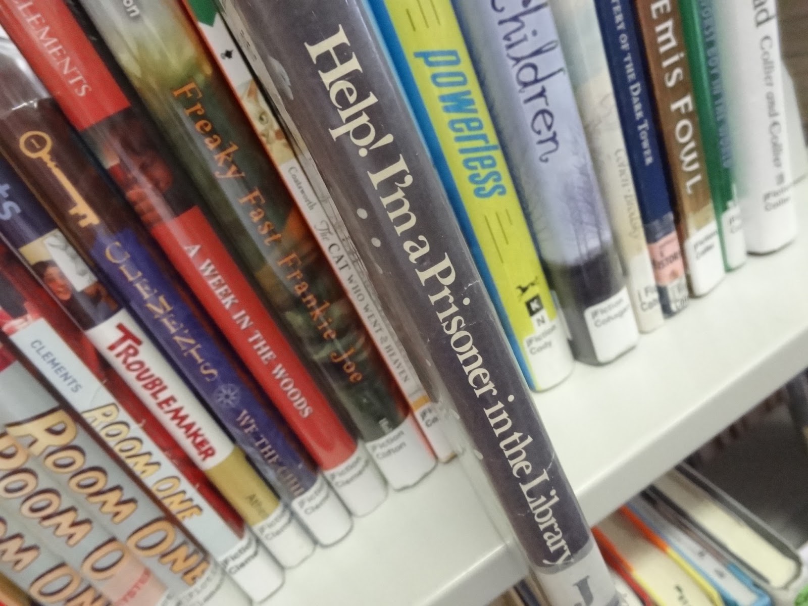 Words and Such: Help! I'm a Prisoner in the Library