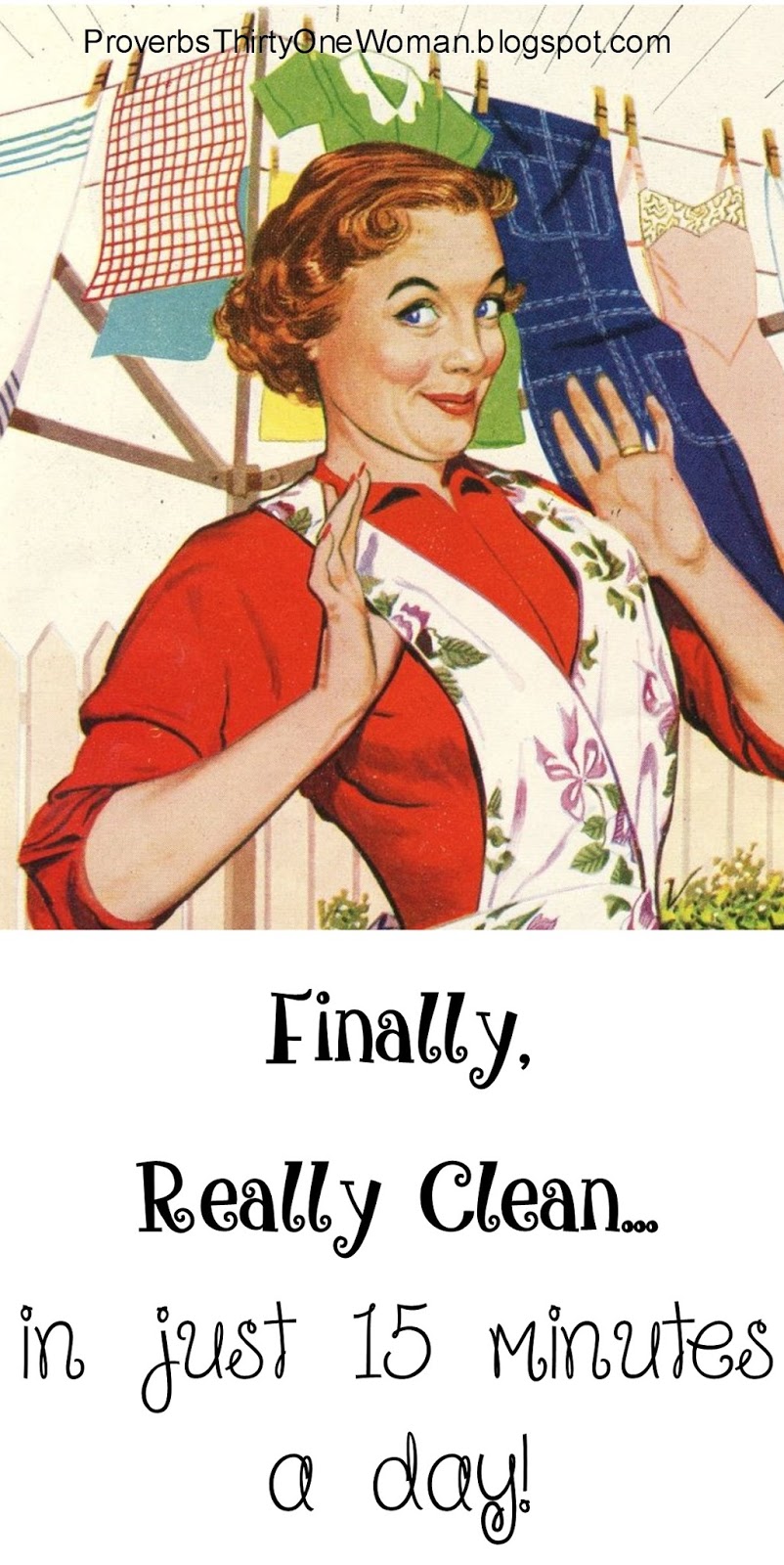 Finally, Really Clean...in just 15 minutes a day! - Proverbs 31 Homestead