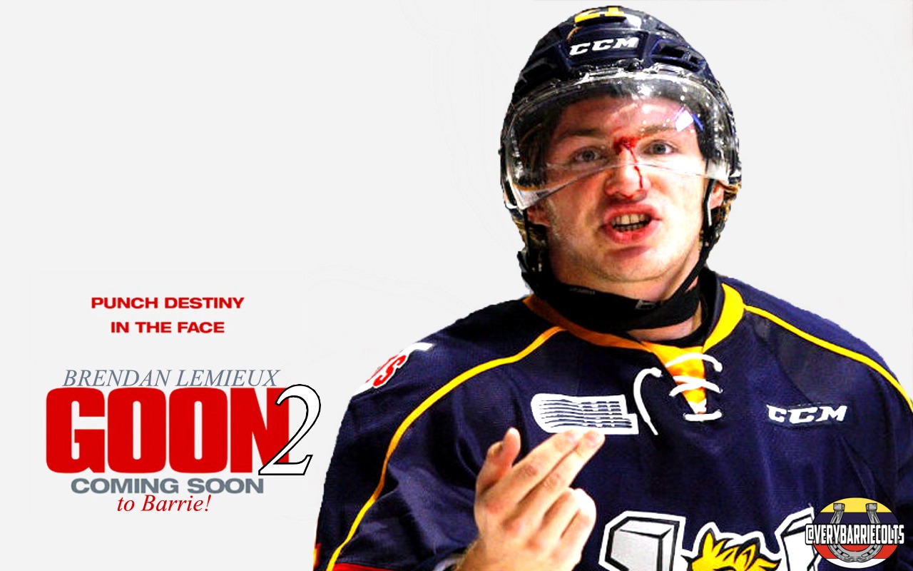 How 'Goon 2' would look with Barrie Colts.