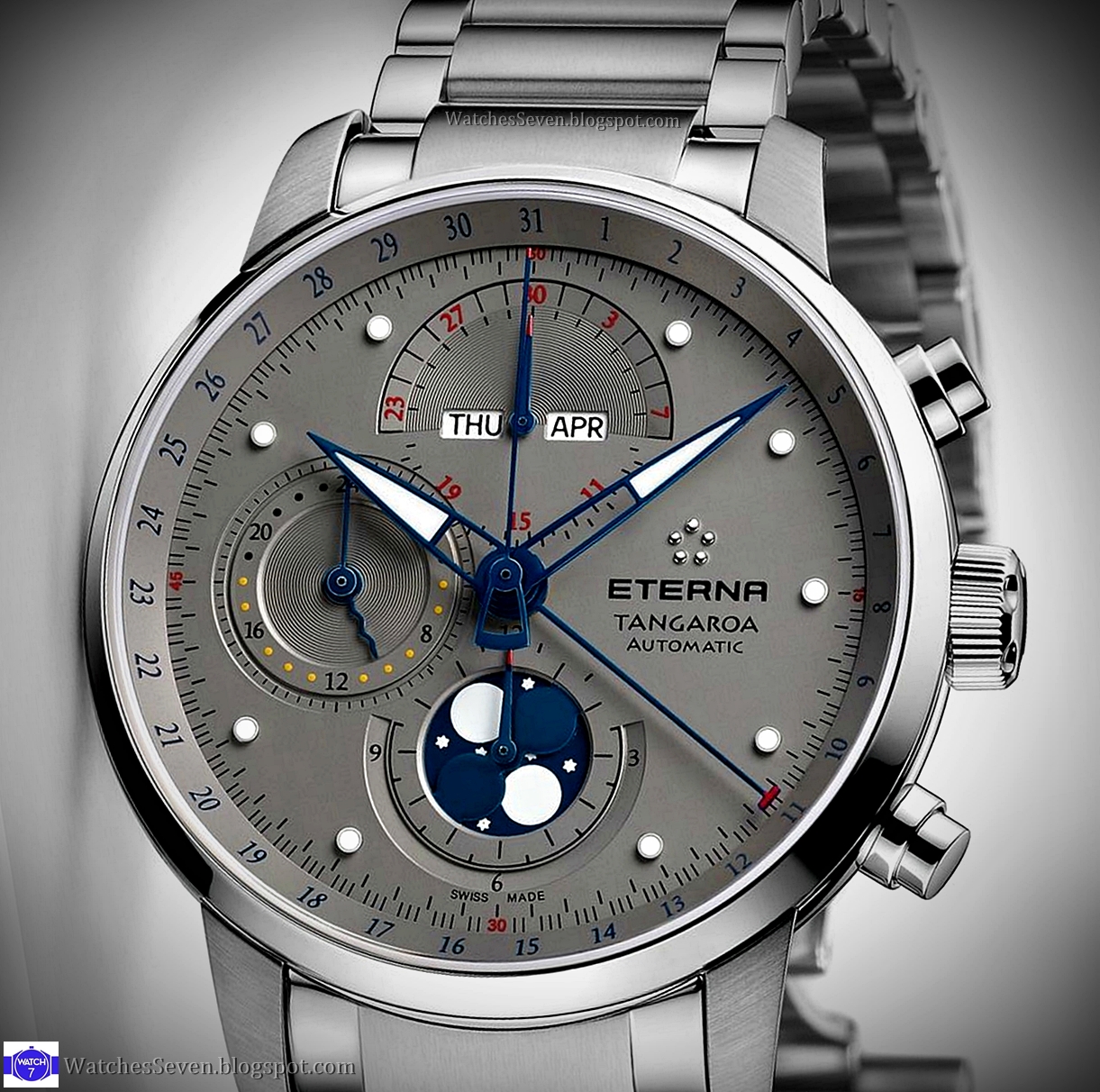 Watches 7: Eterna - Tangaroa Moonphase Chronograph