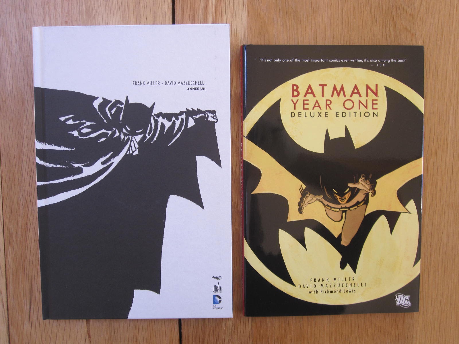 my absolute collection: Batman Year One French B&W 75th Anniversary ...