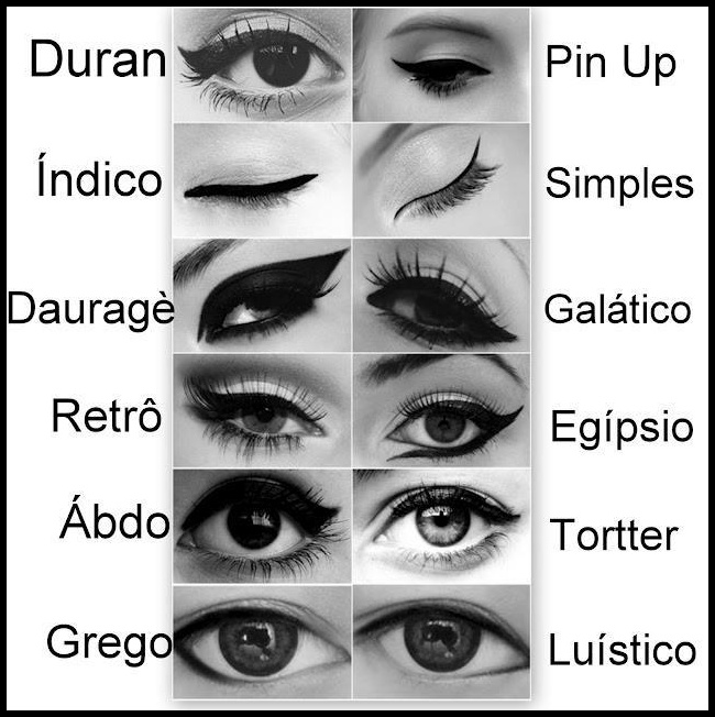 Makeupchocolateforever: Tipos de Delineado!!!