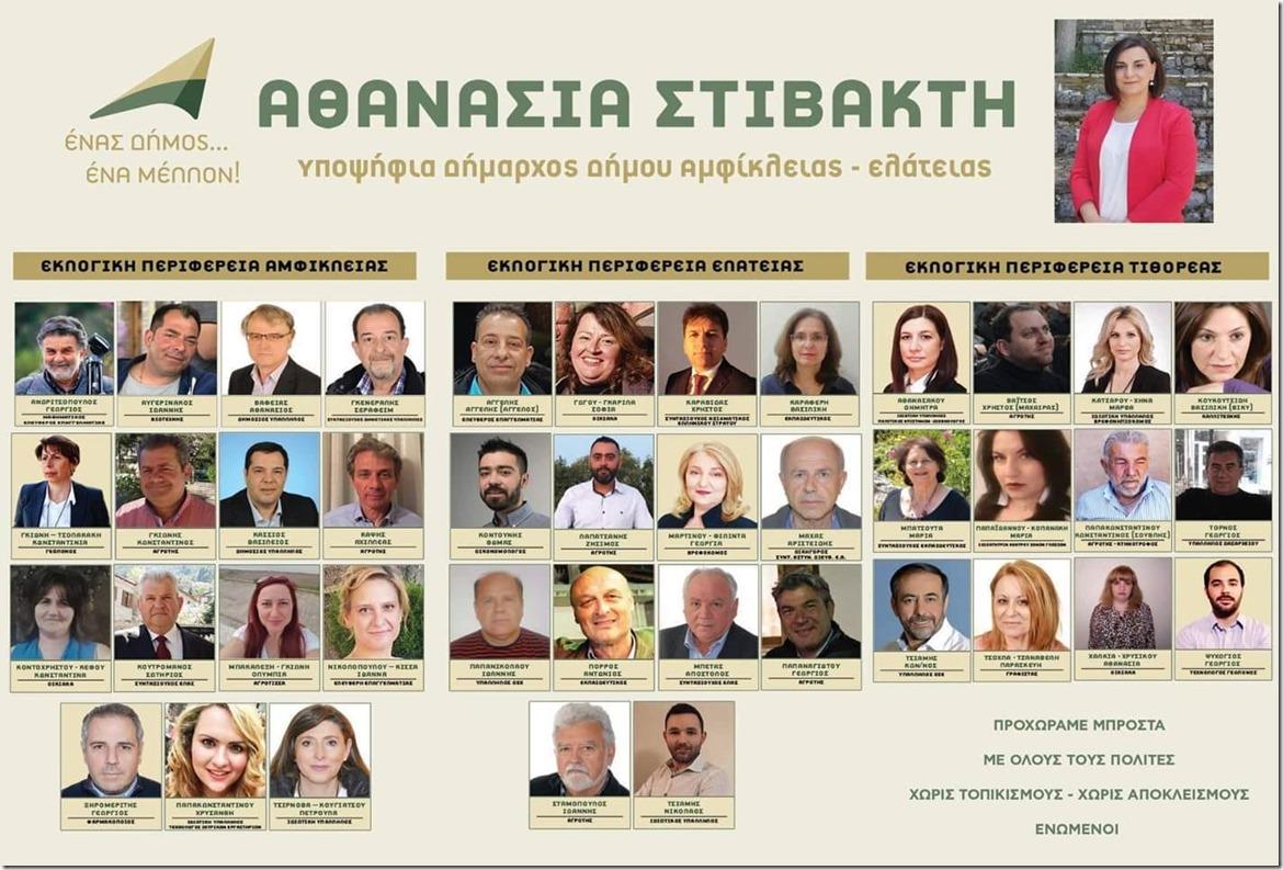 AMFIKLIA-Αμφίκλεια: Στιβακτή Αθανασία Υποψήφια Δήμαρχος Δήμου ...