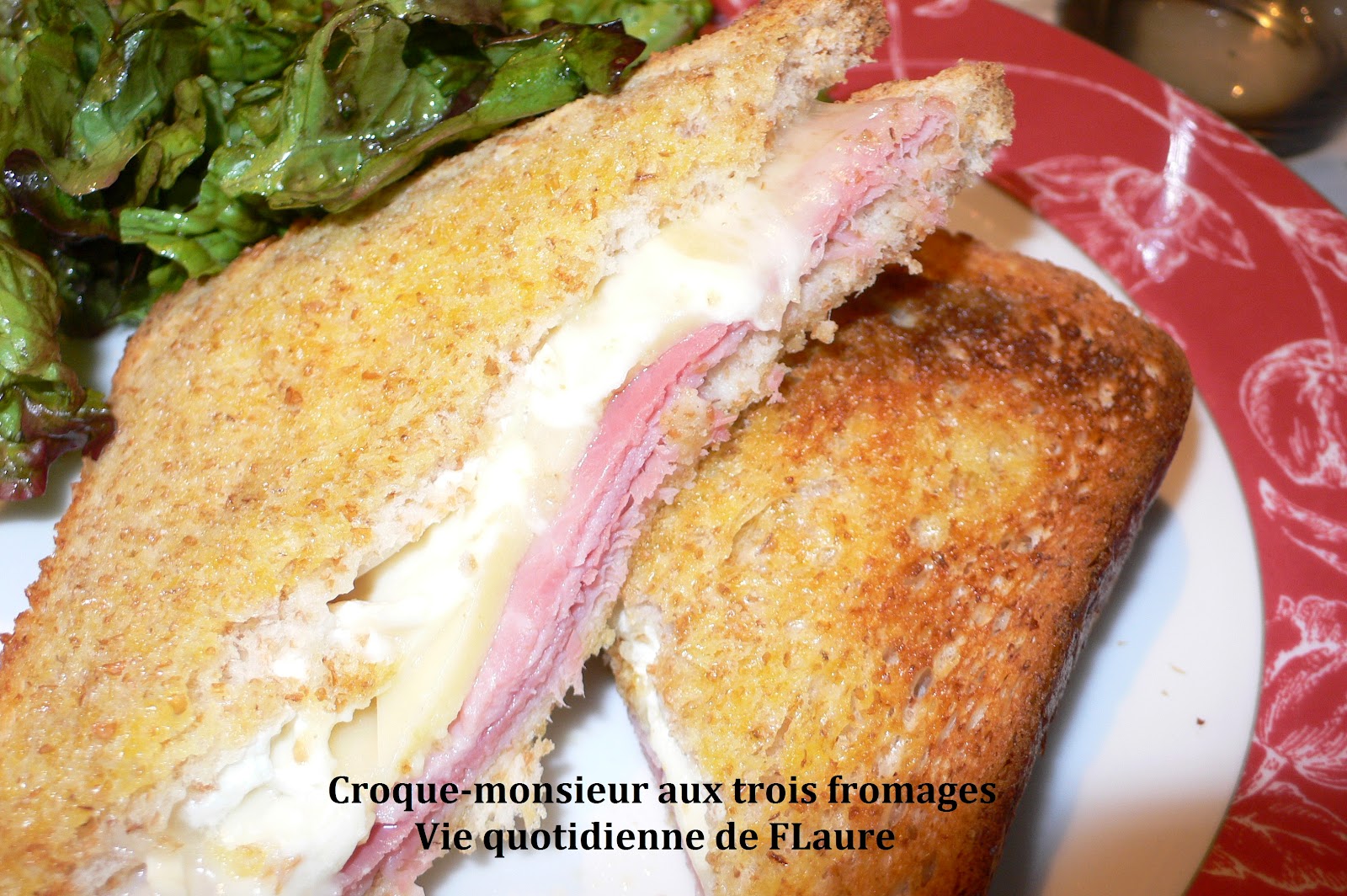 Croque-monsieur aux trois fromages