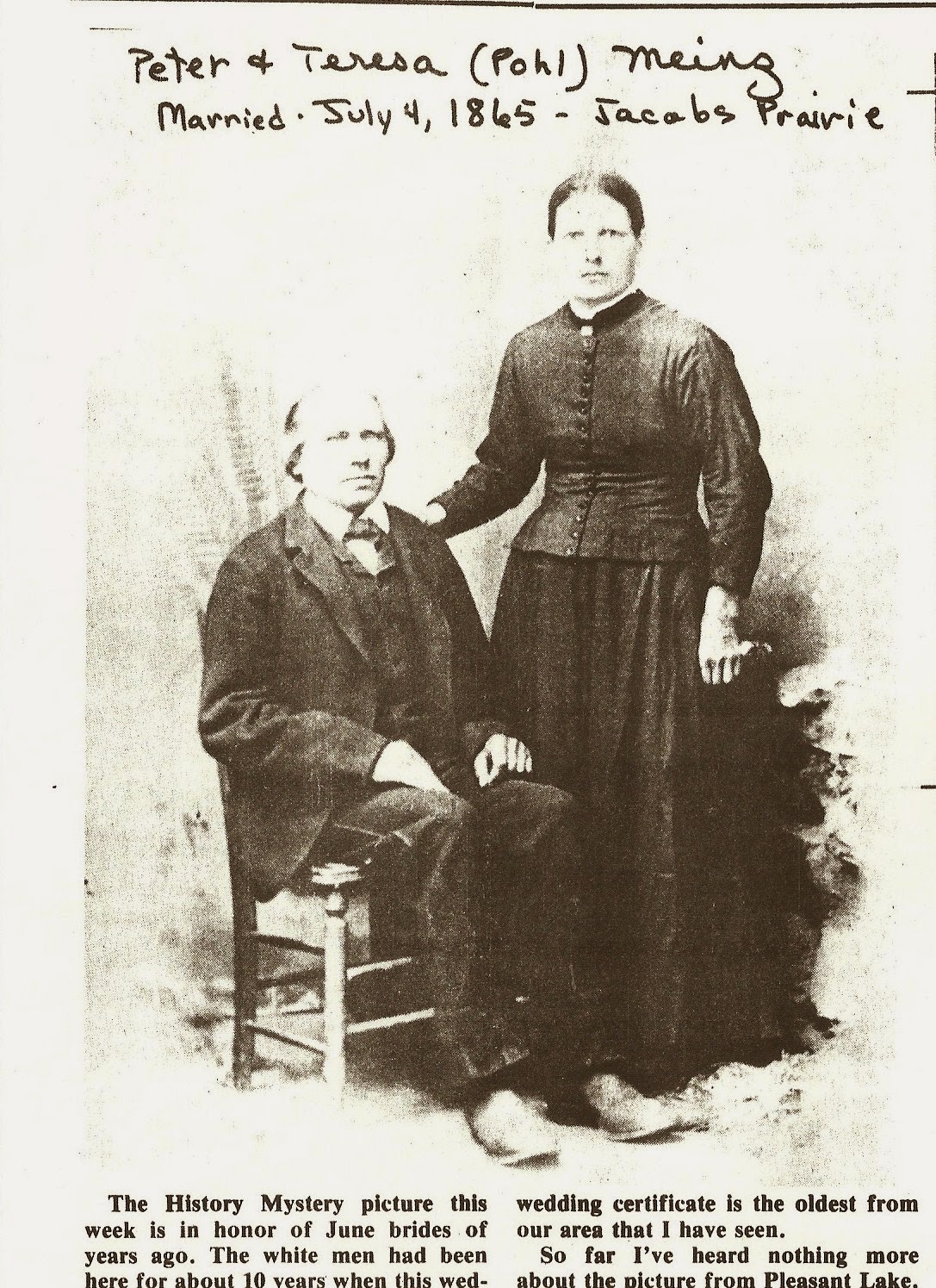 Family Tree Story: The Meinz Family