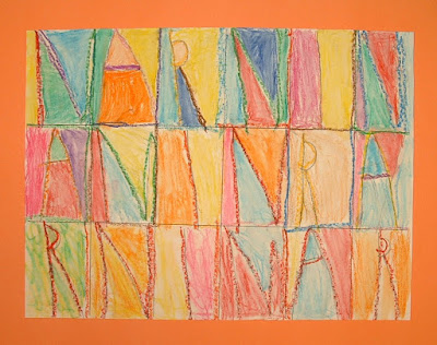 Mrs. Belton's Artists: Kindergarten Hidden Names