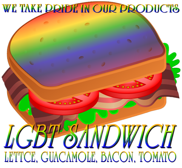 Slap The Penguin: Celebrate LGBT Pride Month with a sandwich