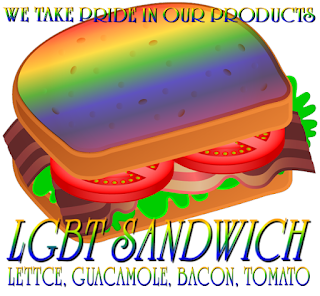 Slap The Penguin: Celebrate LGBT Pride Month with a sandwich