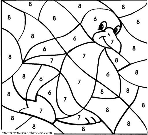 RECURSOS TIC PARA EDUCACIÓN INFANTIL: COLOREAR POR NÚMEROS