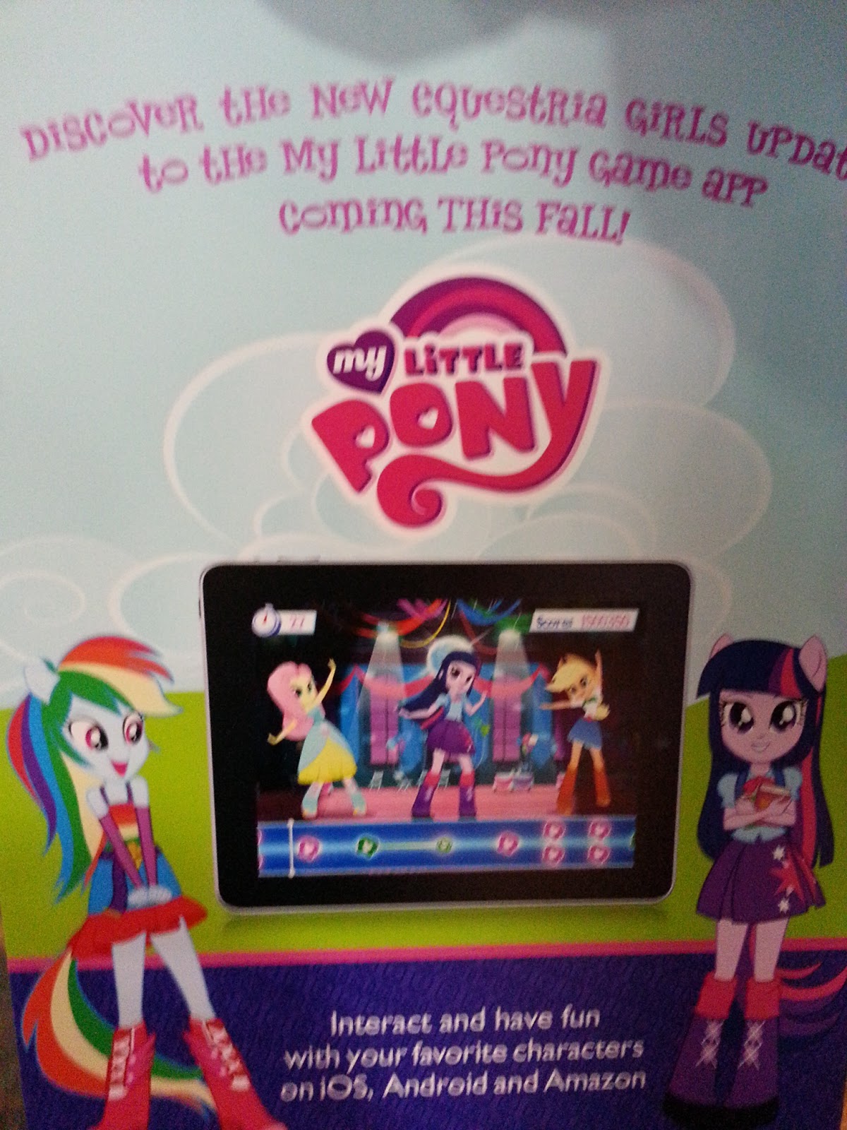 Equestria Daily - MLP Stuff!: EqG Update Coming to MLP Game App This Fall
