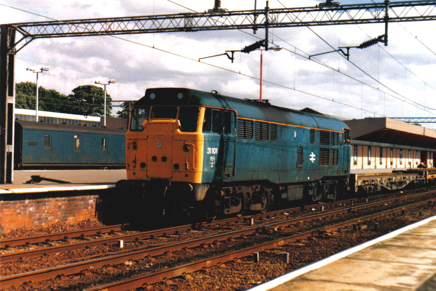 'Along These Tracks' Train Photos Site : Photo Well Worn BR Class 31101 ...