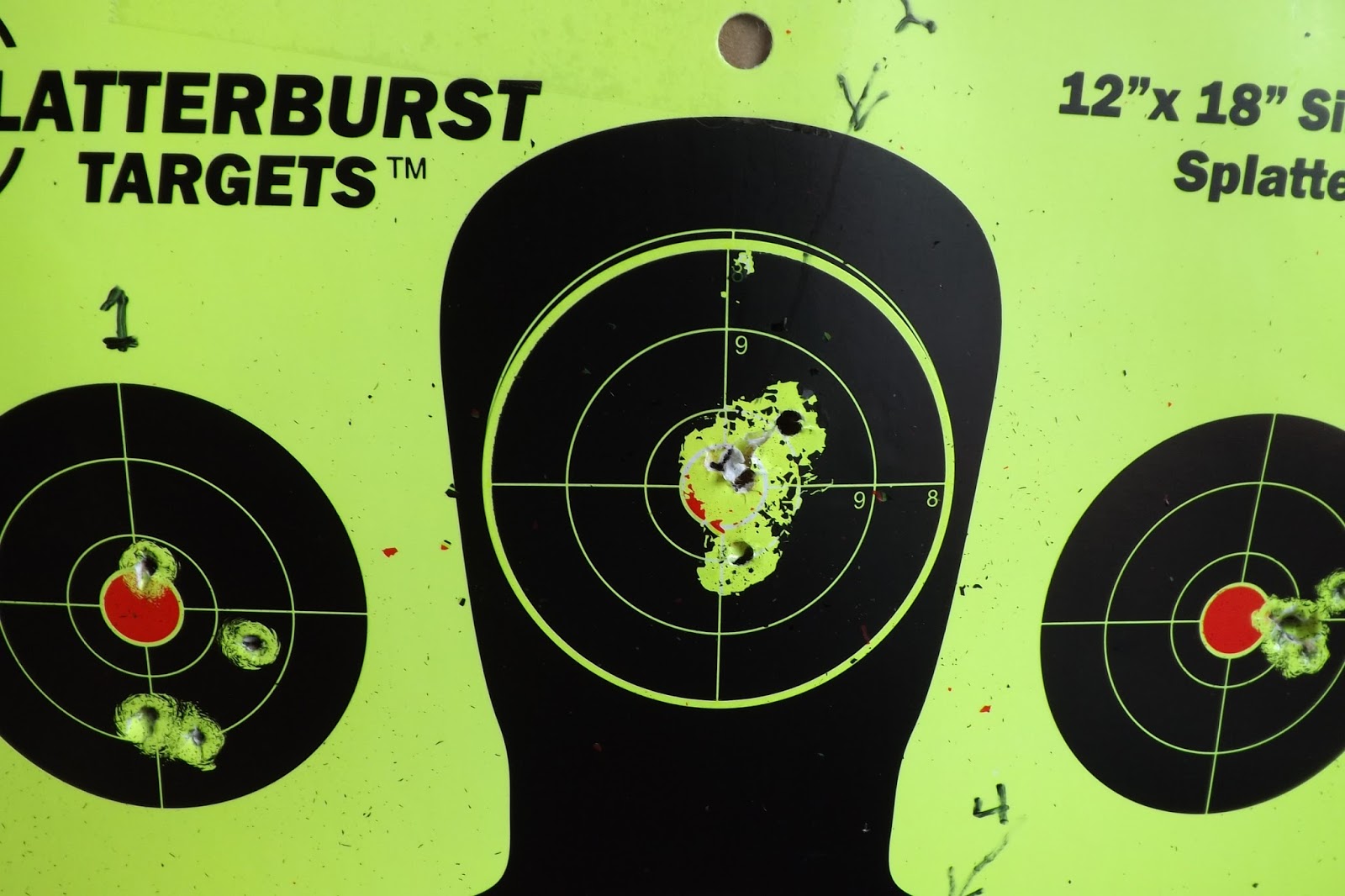 Hugh's Custom Air Guns: 1 Crosman 1377 Carbine, 4 Targets, 4 Different ...