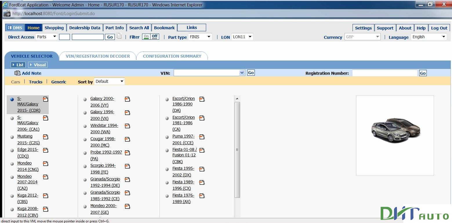 FORD ECAT VMWARE FULL [2016] - Automotive Library