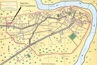Radha Krishna Land: Vrindavana Parikrama Map