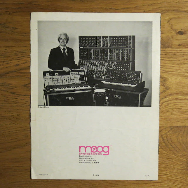 MATRIXSYNTH: Moog Modular synthesizer system 55 vintage leaflet
