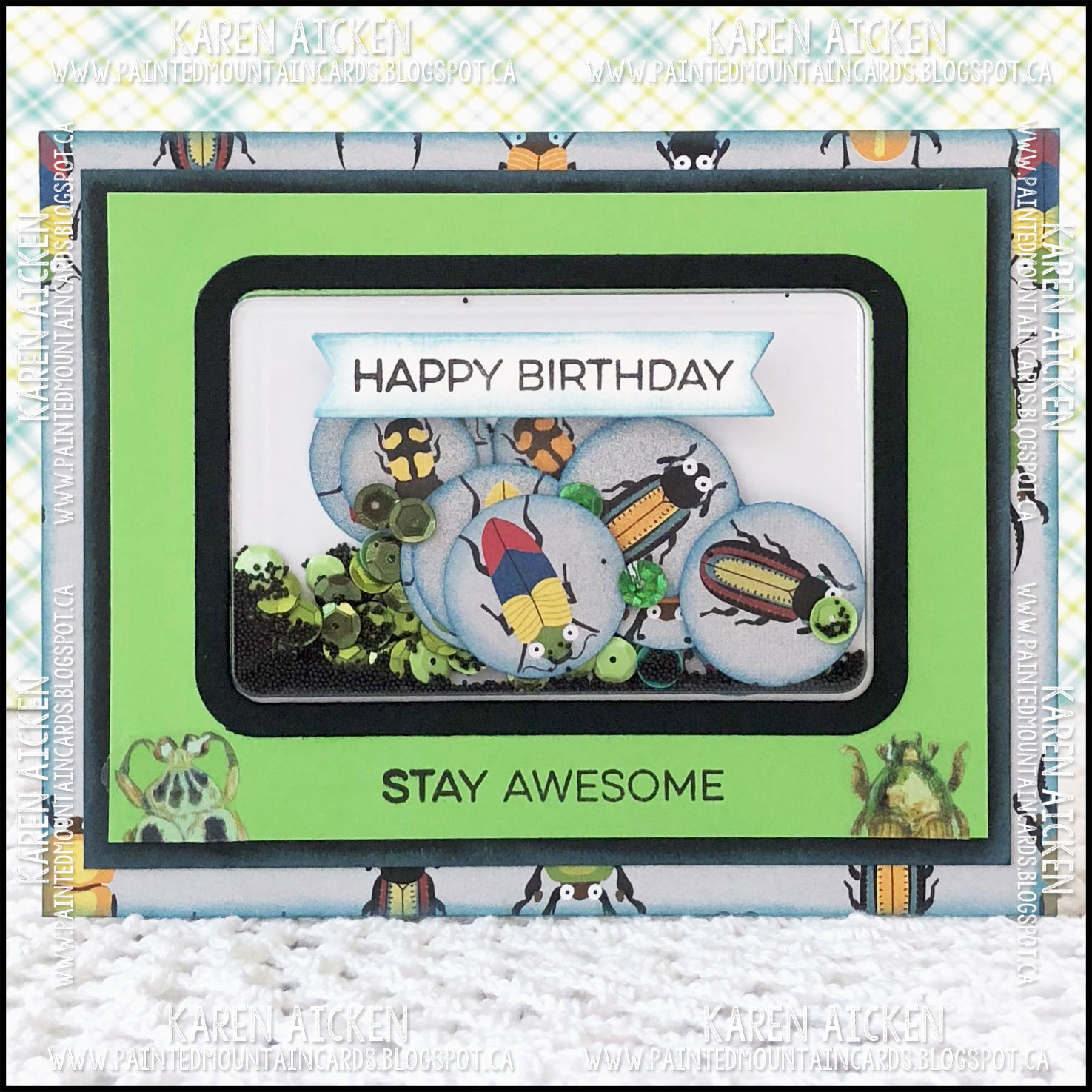 Painted Mountain Cards: C4C447 Bug Shaker Card