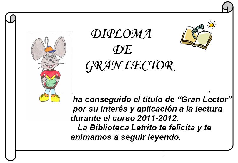 Biblioteca Letrito: DIPLOMAS